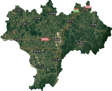 金溪县高清卫星地图 Bigemap GIS Office