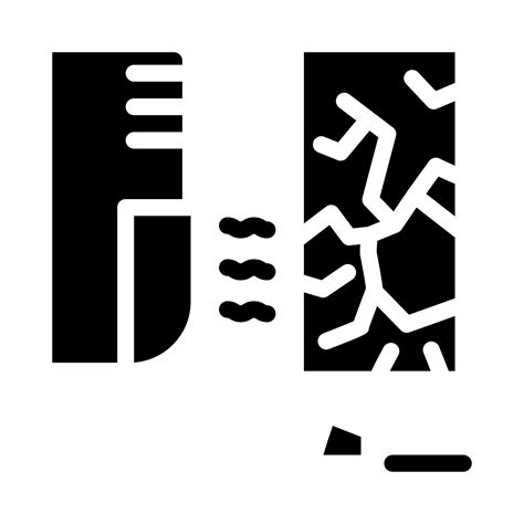 Glass Break Sensor Glyph Icon Vector Illustration 8339983 Vector Art At