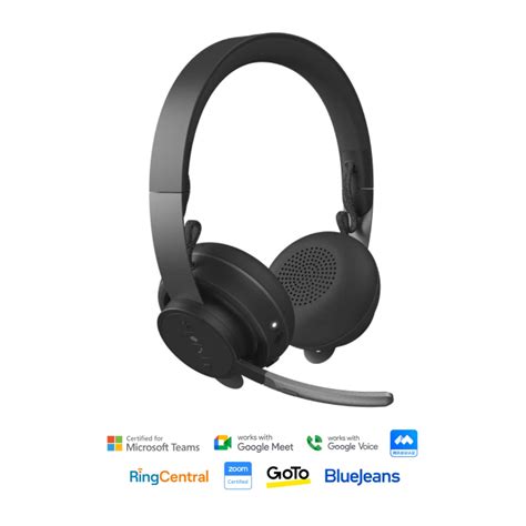 Logitech Zone Wireless Headset Noise Canceling Bluetooth 5 0 Noise Isolating Microphone