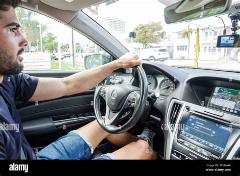 Miami Beach Floridauber Driver Drivingman Men Maleadultresidenthispanic Latin Latinoethnic