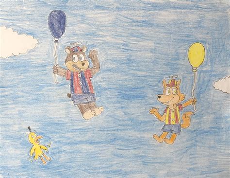 Balloon Freddy And Foxy By 0544014 On Newgrounds