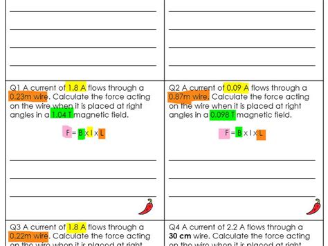 Gcse Physics Magnetic Flux Density Teaching Resources