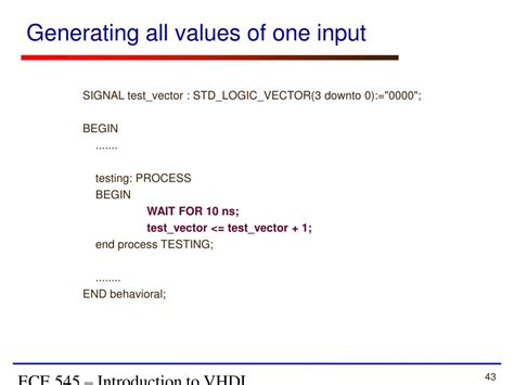 Ppt Data F Low Modeling Of Combinational Logic Simple Testbenches Powerpoint Presentation Id