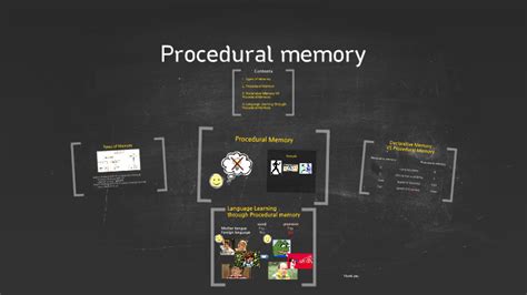 Procedural memory by 유경 최 on Prezi