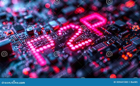 Detailed Illustration Of Peer To Peer P2p Network Connections On A Digital Circuit Board