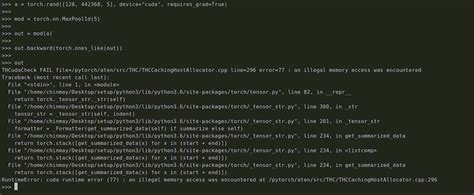 Lossbackward Throwing Cuda Errors Autograd Pytorch Forums