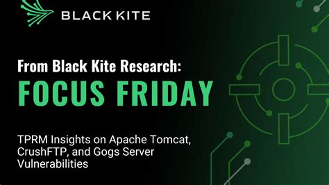 focus friday tprm insights on apache tomcat crushftp and gogs server