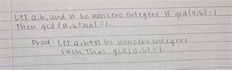 Solved Let A B And U Be Nonzero Integers It Ged A B 1