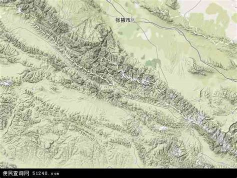 祁连县地形图 祁连县县城图片 大山谷图库