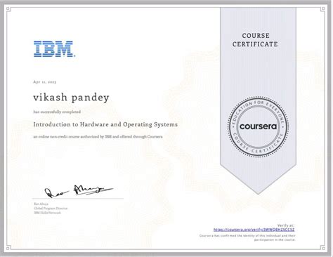 Vikash Pandey On Linkedin Coursera Operatingsystems Knowledgesharing
