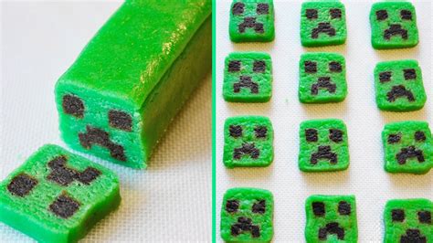 Печенье Майнкрафт Minecraft Или как сделать кипера своими руками Кулинарный креатив Youtube