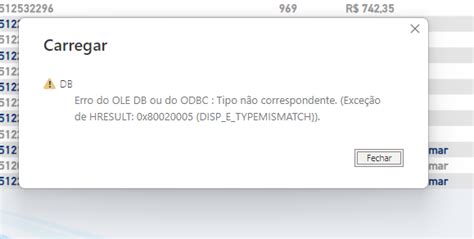 Ole Db Or Odbc Error While Refreshing All My Repo Microsoft