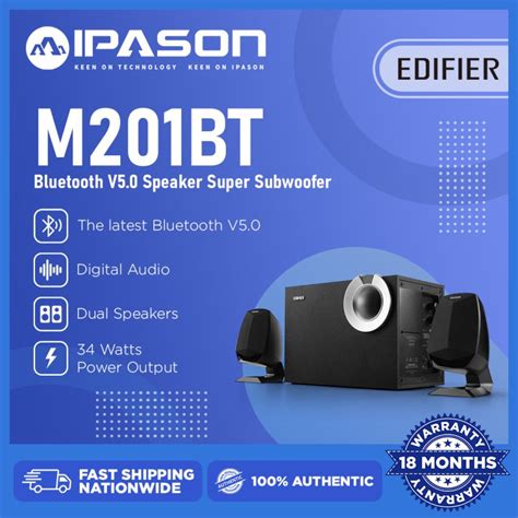 Edifier M201bt Bluetooth V50 Speaker Super Subwoofer Audio High
