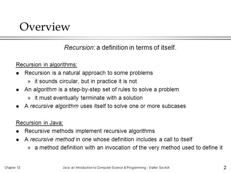 Chapter 12java An Introduction To Computer Science And Programming