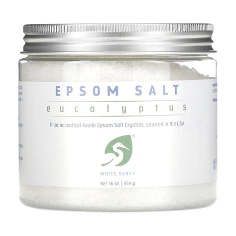Epsom Salt Eucalyptus White Egret 16 Oz