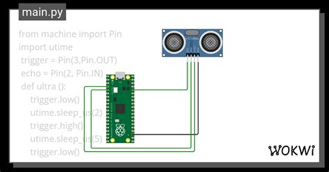 Ultra Sonic Wokwi Esp Stm Arduino Simulator