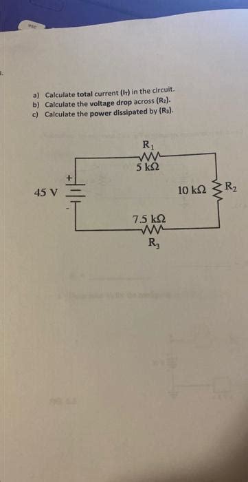 Solved A Calculate Total Current It In The Circuit B