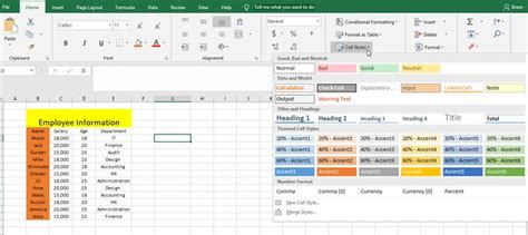 Customize Excel Tables For Better Interpretation
