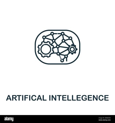 Artificial Intelligence Icon Simple Line Element Artificial