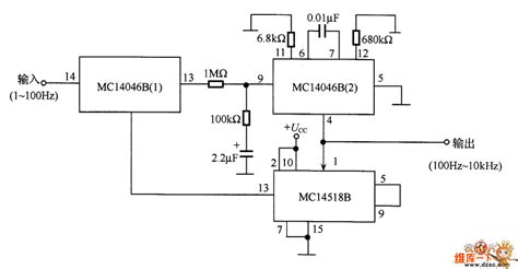 The Frequency Multiplier Circuit Signal Processing Circuit Diagram