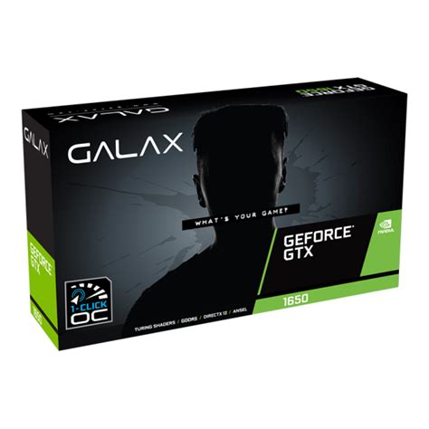 Galax Geforce® Gtx 1650 Ex 1 Click Oc