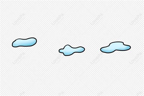 Hand Drawn Small Cloud Illustration Animated Clouds Cartoon Clouds
