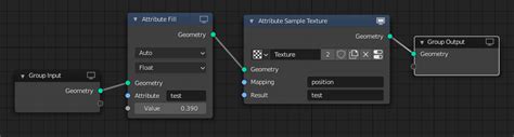 Scale Geometry Nodes Sample Texture Attribute And Materials Blender