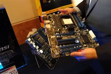 CES 2011 Sneak Peek Of The MSI AMD 990FX Motherboard PC Perspective