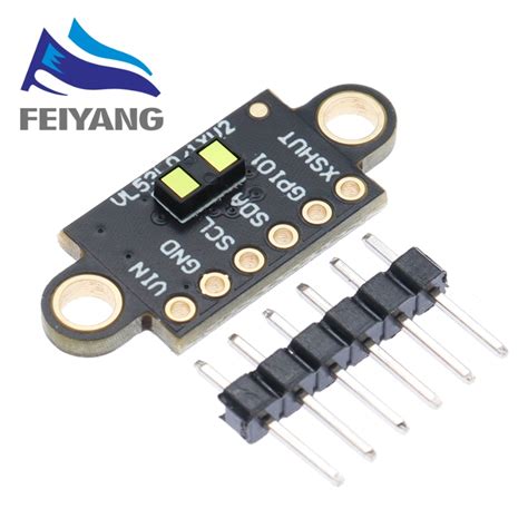 vl53l1x vl53lo laser ranging flight time sensor module distance 400cm measurement extension