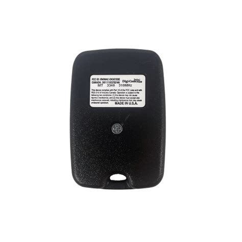 Dc Mt Digi Code 8 Switch 1 Button Keychain Remote Global Gate
