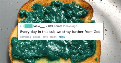 Redditor Says He Eats ‘energy Toast Confusing And Scaring Users Ebaums World