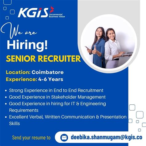 Deebika Shanmugam On Linkedin Hiring Seniorrecruiter Immediatejoiner Itrecruitment 10