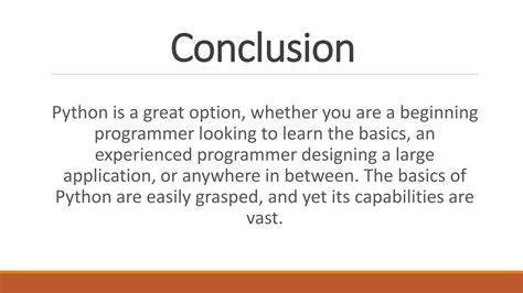 Full Python In 20 Slides Pptx