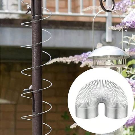 Outdoor Anti Squirrel Bird Feeder Spring Guard Prevents Squirrels From Accessing Hanging Bird