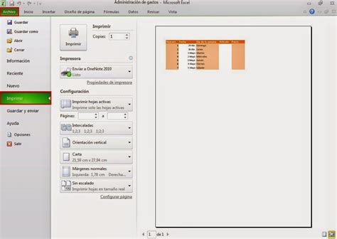 DiseÑo De ImpresiÓn Excel Mac