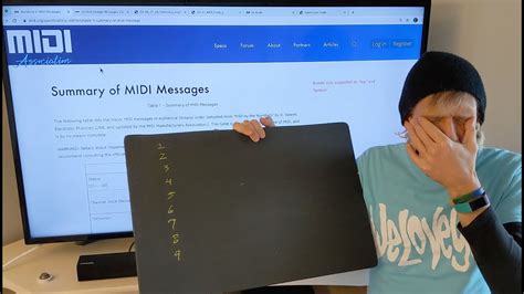 MIDI Messages MIDI Implementation Charts Basic Binary Hexadecimal YouTube