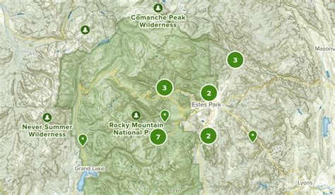 Rocky Mtn Nat Park Estes Park List Alltrails
