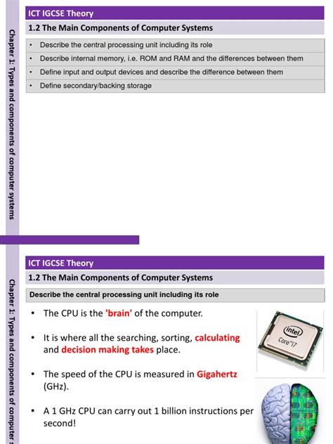 102 The Main Components Of Computer Systems Pdf Computer Data