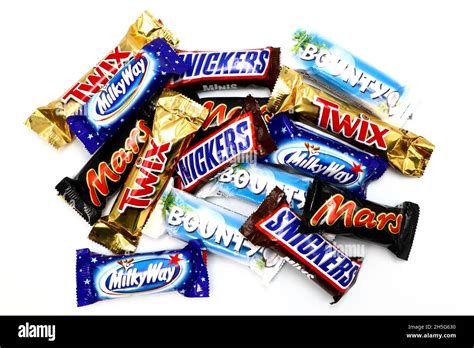 Mars Bounty Snickers Milky Way Et Twix Barres Chocolatées Marques