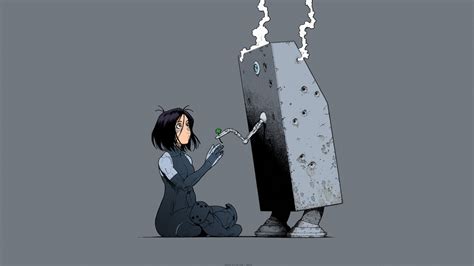 Black Hair Short Hair Anime Gally Manga Alita Battle Angel Alita Yukito Kishiro Weapon