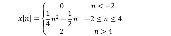 Solved a Consider the following discrete signal 𝑥 𝑛 Chegg