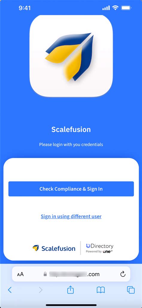 How Sso Configuration Works On Ios Devices With Scalefusion