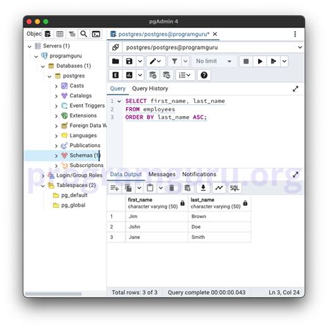 Postgresql Order By Clause