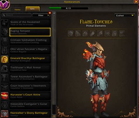 Df Raging Tempest Crafted Set Rwow