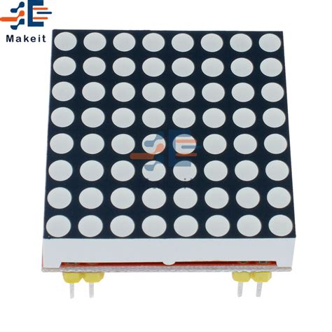 Red Max7219 Led Dot Matrix Common Cathode Microcontroller Display Module Control 5v33v Led