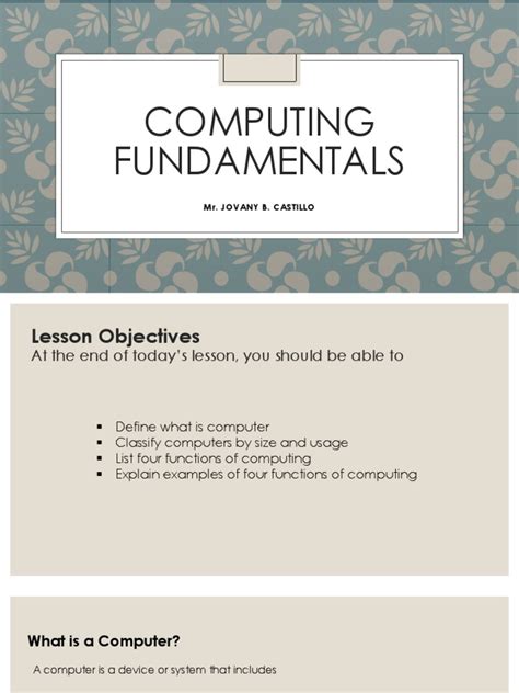 intro to computing i 2 pdf computer data storage input output