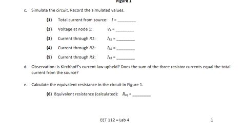 Solved EET 112 Elementary Electronics Fall 2021 Lab 4 Chegg Com