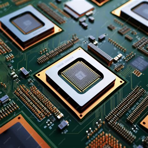 Premium Ai Image Cpu Assembly Array Of Central Processor Units On