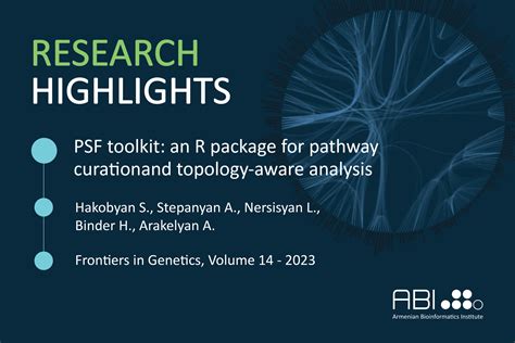 New Paper Psf Toolkit R Package For Pathway Analysis Published