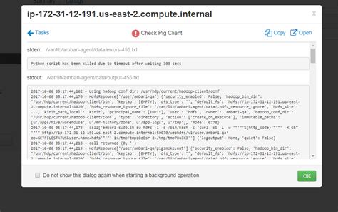 python script has been killed due to timeout after cloudera community 214745